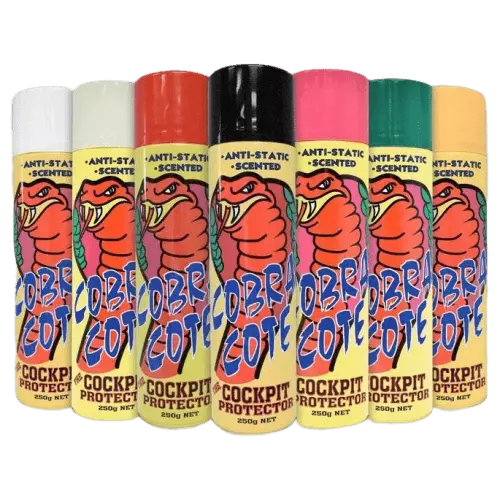 Cobra Cote Cockpit Protector Anti-Static Scented Spray
