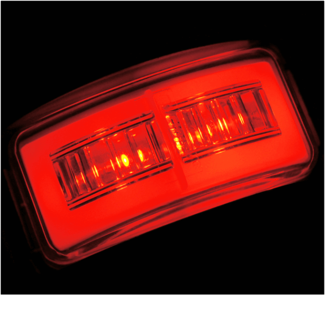 Lucidity GloTrac LED Red Rear Marker Lamp - Each