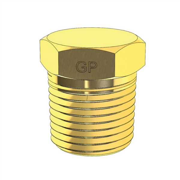Brass Imperial NPT Hex Plug